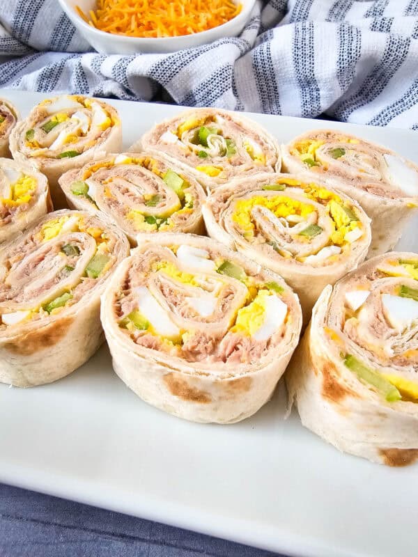 Tuna Salad Pinwheels - Lovely Munchies