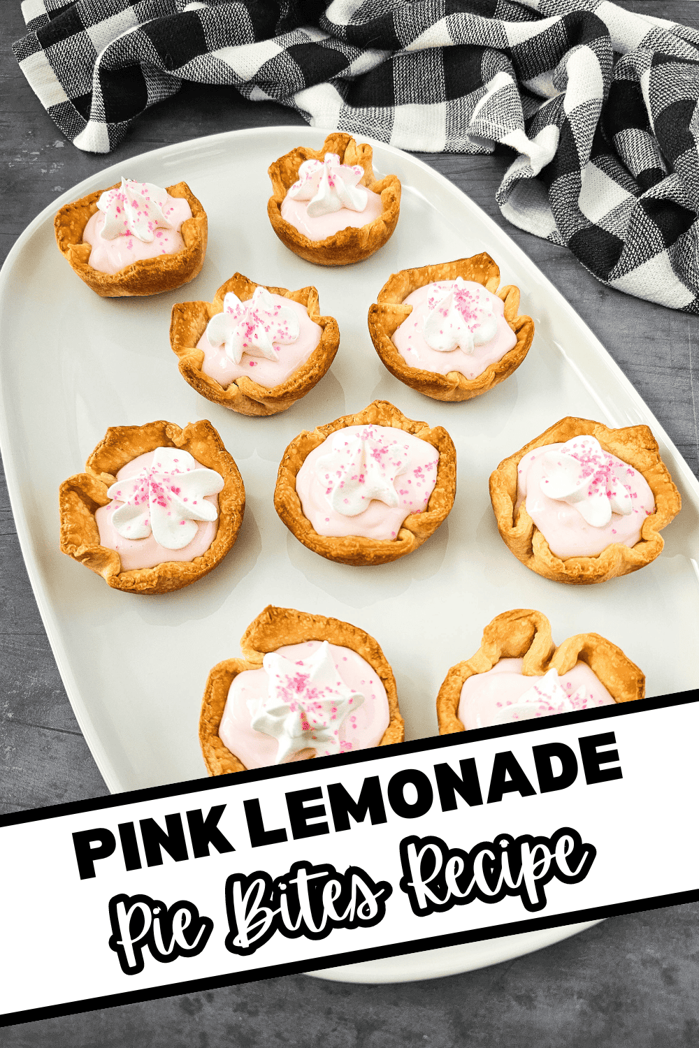 Pink Lemonade Pie Bites - Lovely Munchies